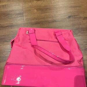 BEIS | Bags | Nwot Beis Barbie Pink Mini Weekender | Poshmark